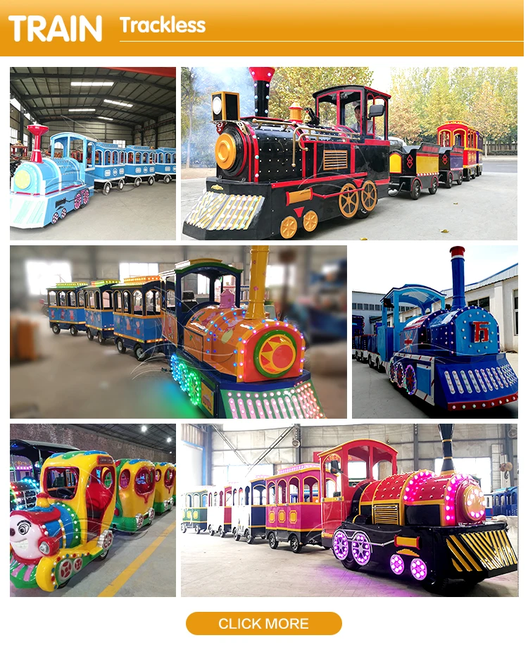 Indoor and Outdoor Train Amusement Park Electric Train Indoor Kids ...