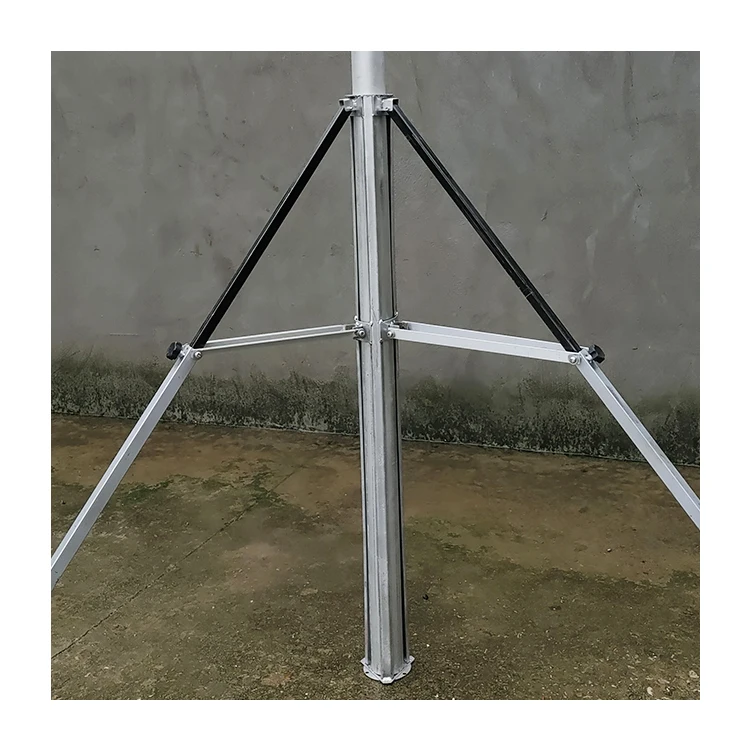 9m Hand Push Up Antenna Telescopic Mast - Buy Manual Hand Crank Tripod ...