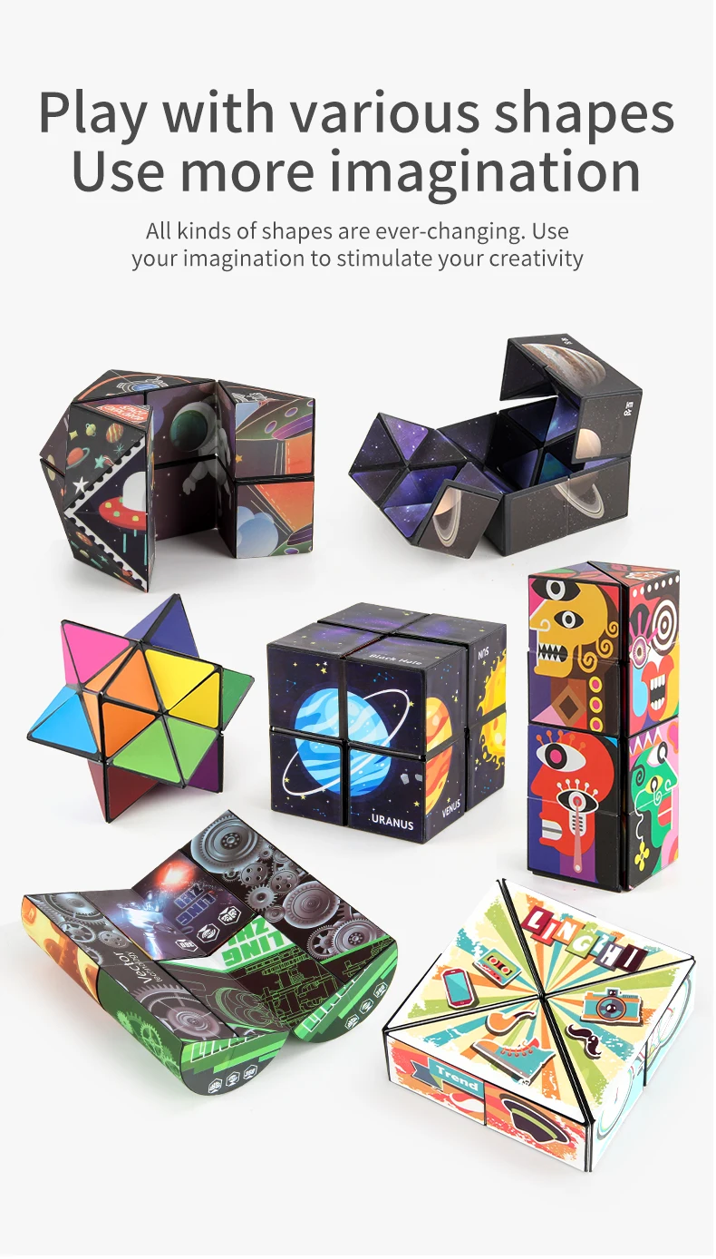 Infinity Cube Fidget Toy - Stress Relief & Education