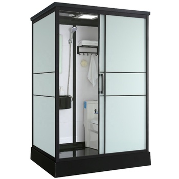 Portable Complete Modular Plastic Bathroom Unit Sets Shower And Toilet ...