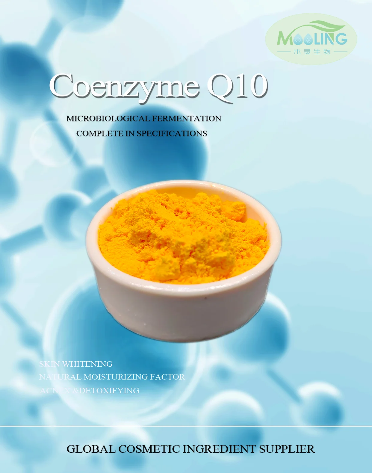 Dietary Supplement Manufacturer Supply Raw Material Coenzyme Q10 Powder - Buy Bulk Coenzyme Q10 ...
