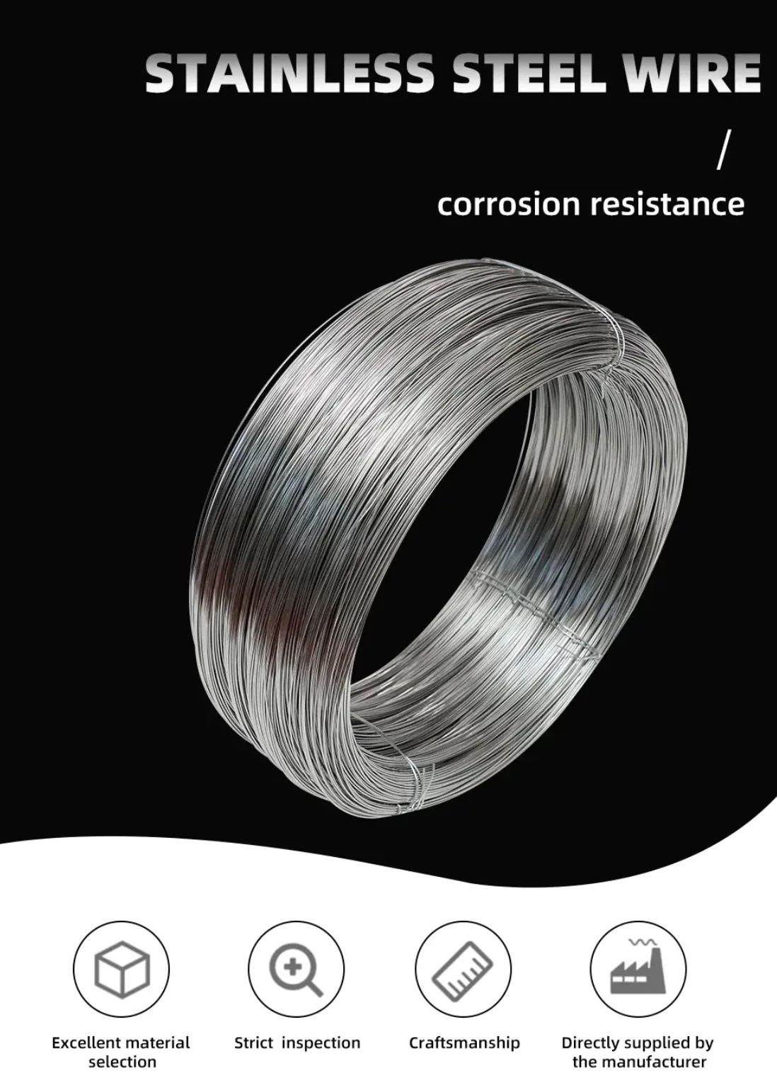 304 and 316 Stainless Steel Wire - Durable and Versatile