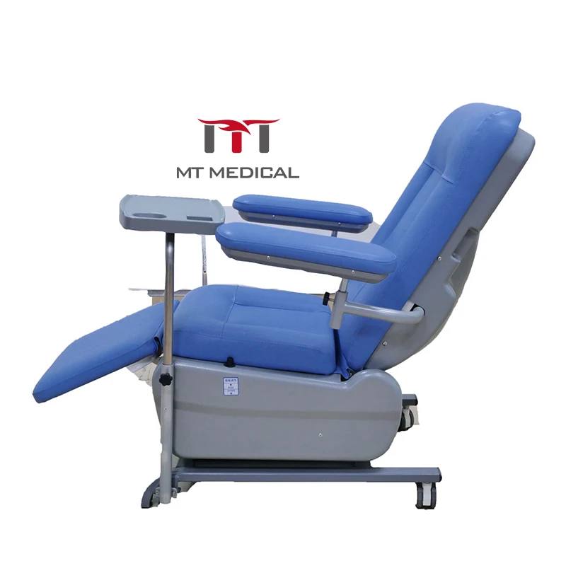 Medical Luxurious Electric Blood Collection Chair Multi Functional ...