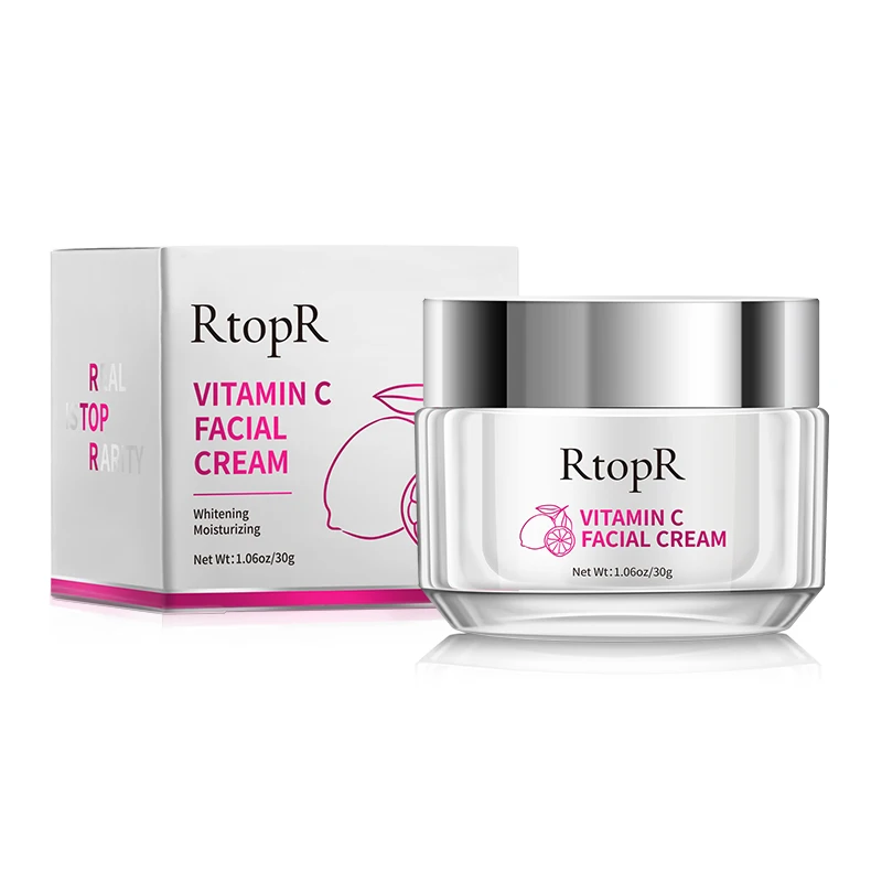 RtopR Face Whitening Cream VITAMIN C FACIAL CREAM Improves dark yellow ...