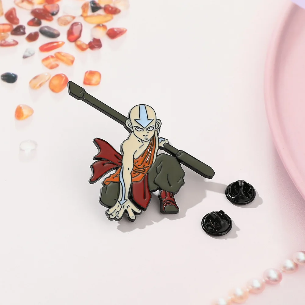 Avatar the Last Airbender Enamel Pin Set - Chibi Avatar Aang