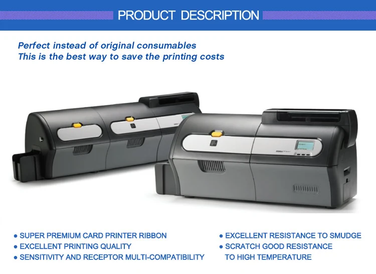 Zebra ZXP Series 7 Card Printer Ribbon - 750 Prints YMCKO