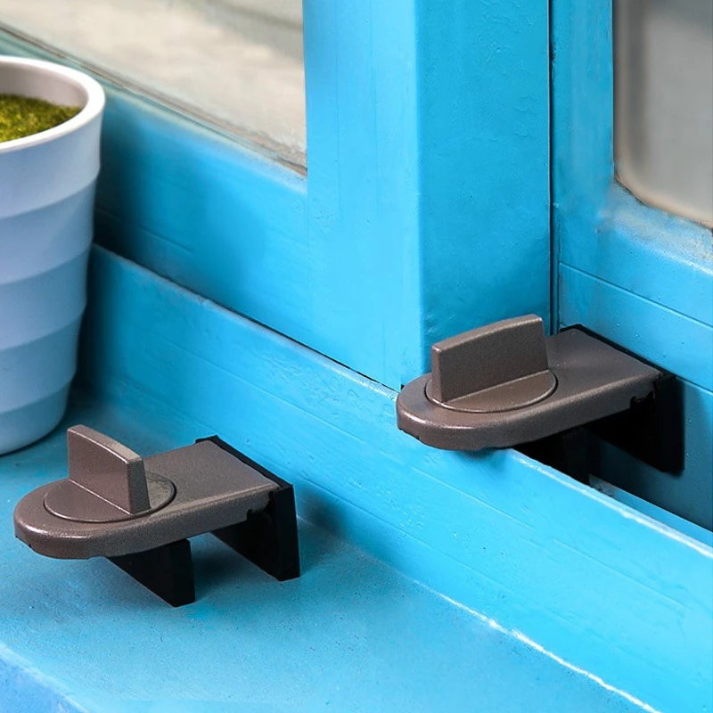 Sliding Windows Lock Sash Stopper Cabinet Locks Straps Doors Security ...
