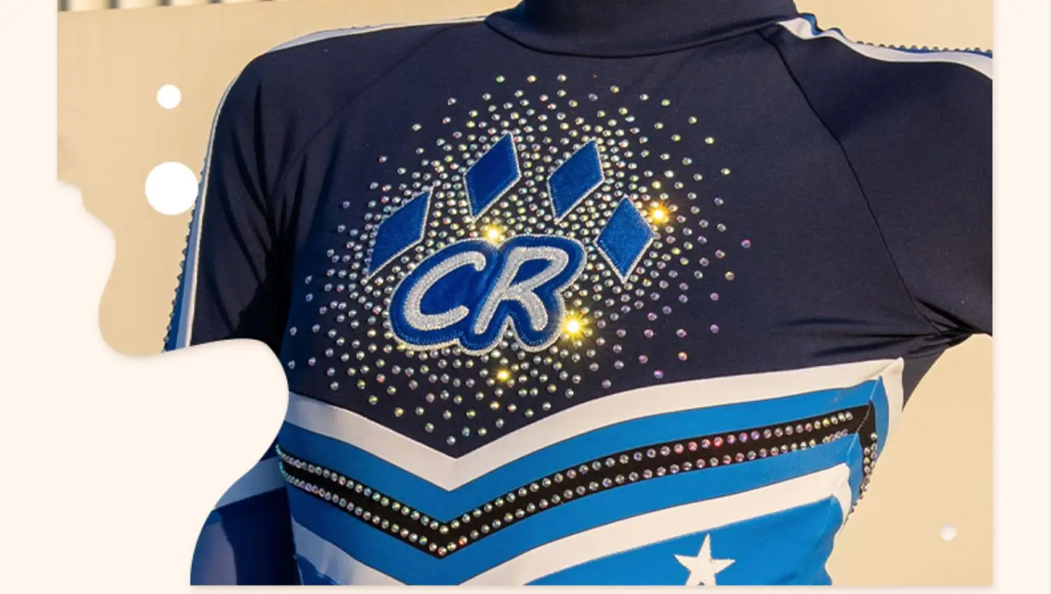 All Star Gold Color Cheerleading Uniforms Custom Cheer Lady Uniforms ...