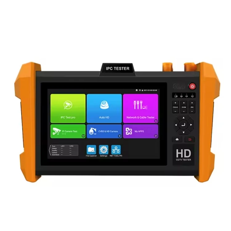 8 Inch Cctv Camera Tester 8Mp Cvi Tvi Ahd 8Mp Cable Quality Test Ex-Sdi ...