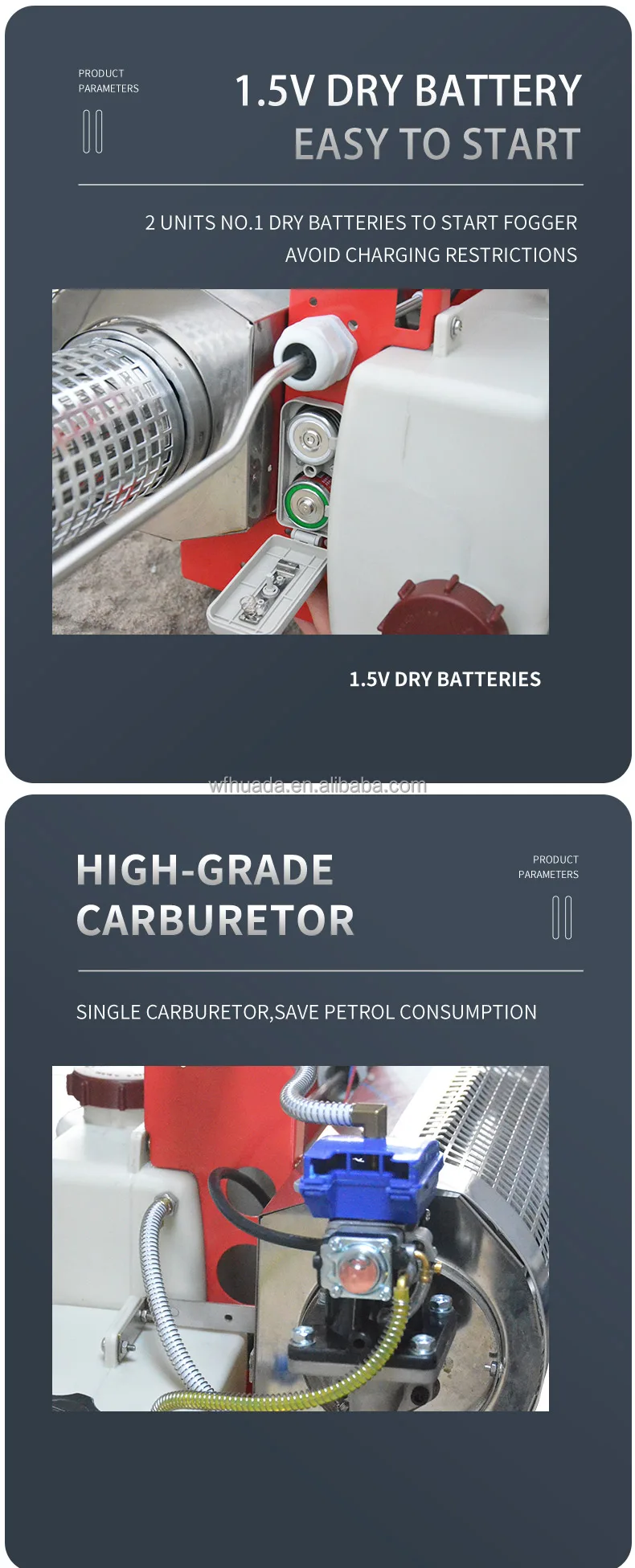 Dry Battery Thermal Nebulizer Fogger Machine Ts-35a Fogger Machine For ...