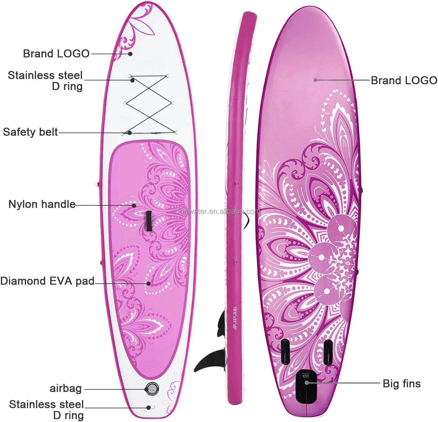 Owromi Inflatable Stand Up Paddle Board Inflatable Sup Paddle Board ...