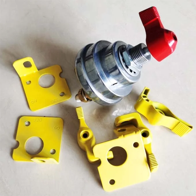 Master Disconnect Switch Lockout Lever Kit Battery Switch Yellow Red ...