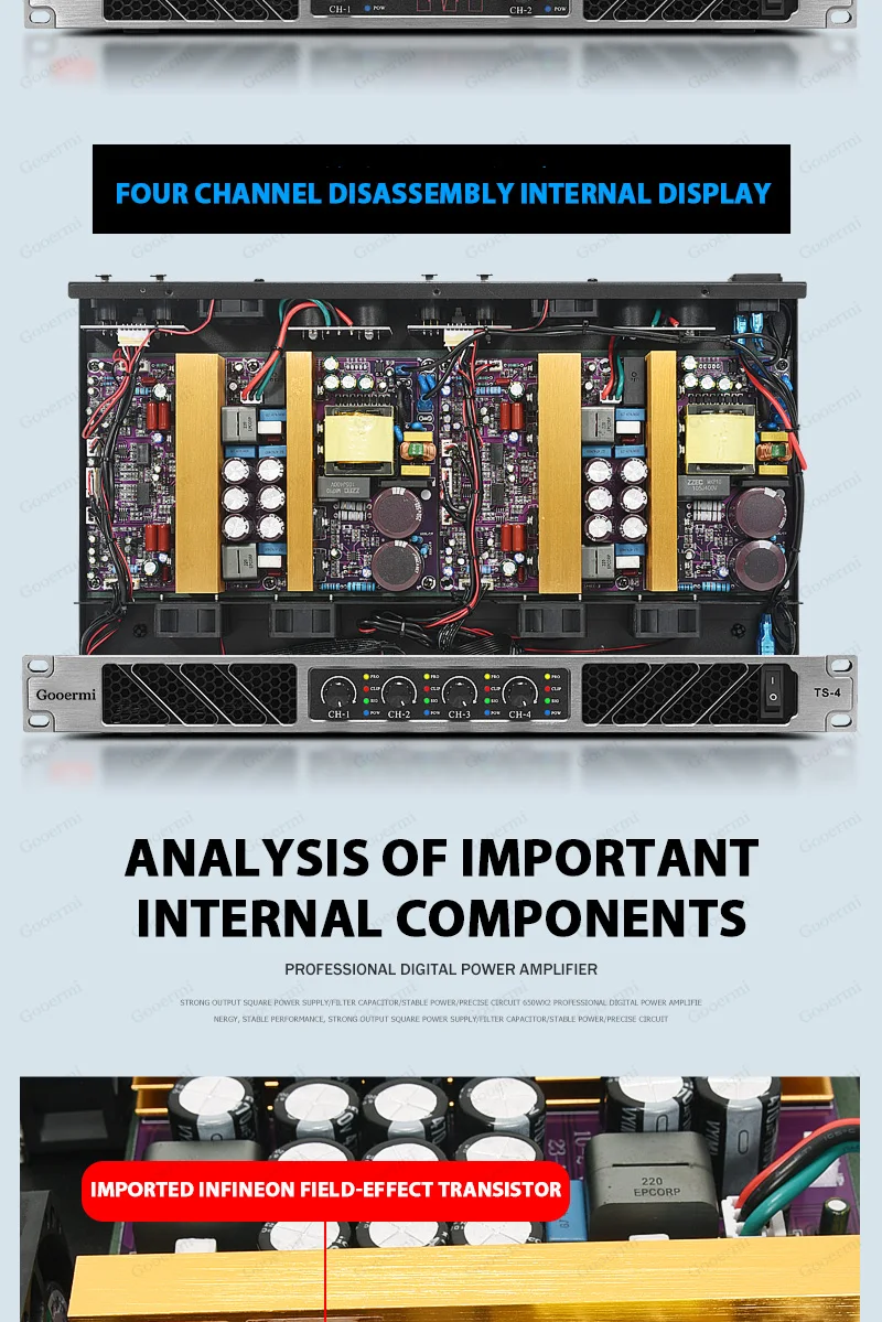 10000 Watt Power Amplifier - High Quality Digital Amplifier