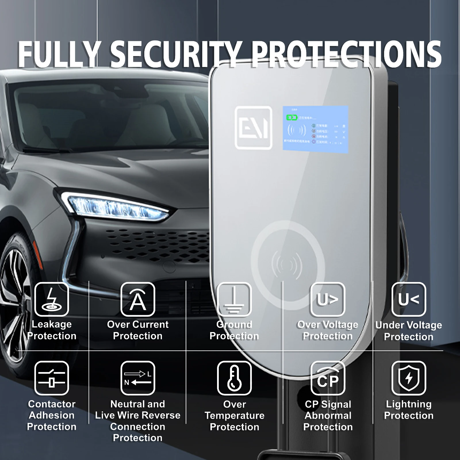 Smart 7kw 11kw Ac Ev Charger - Efficient Electric Car Charging