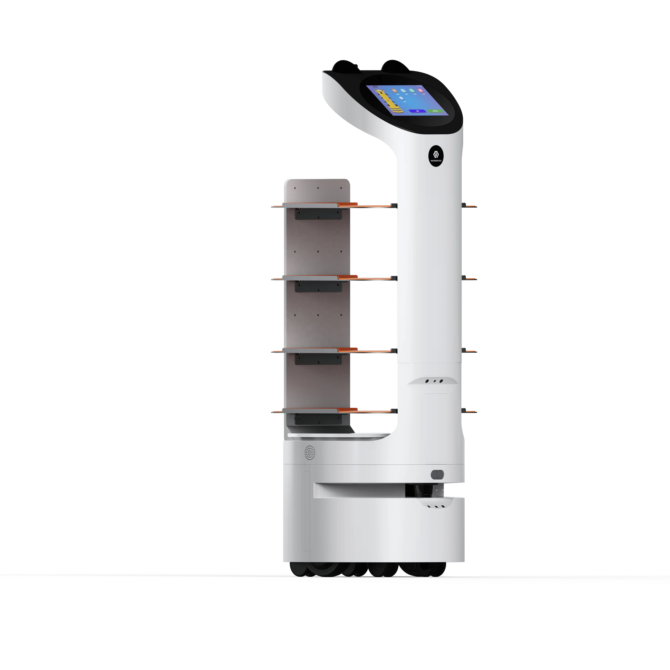 Intelligent Automatic Navigation Food Delivery Robot Smart Waiter Robot For Restaurant / Hotel ...