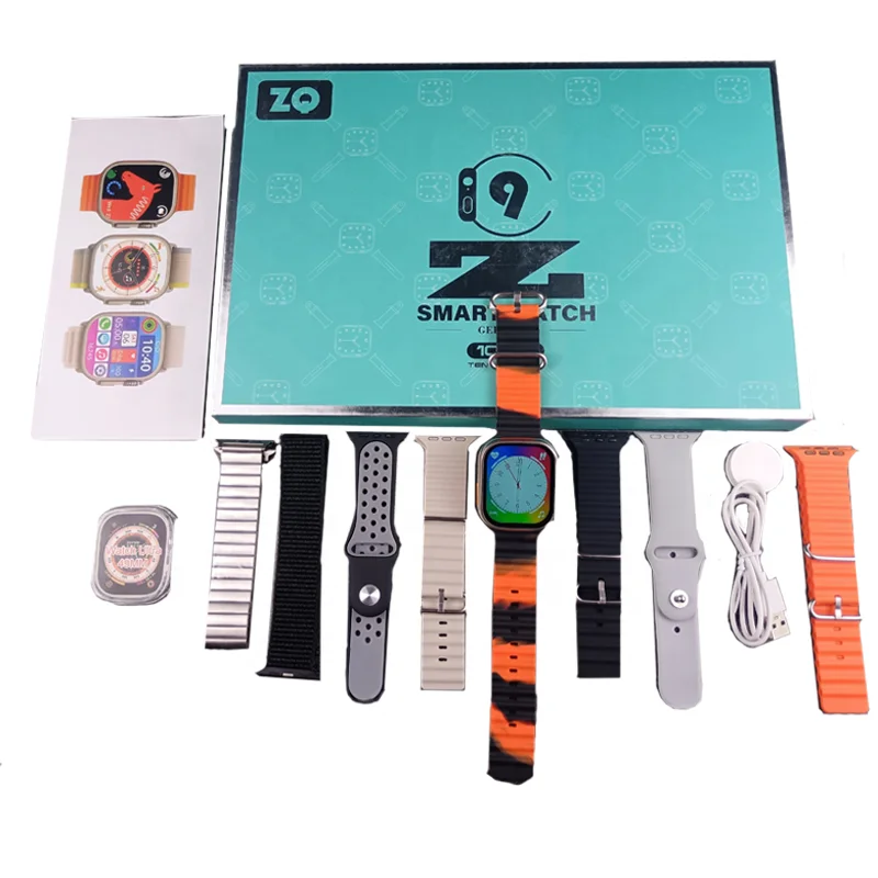 New Arrivals 2023 High Quality Set Z9 Sport Smartwatch 10in1 8 Watch ...