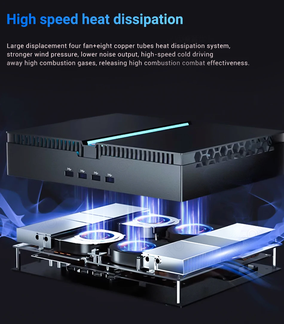 Power Mini PC Gamer Beast I9 14900F I7 14700F NVI-DIA RTX 4070 12G ...