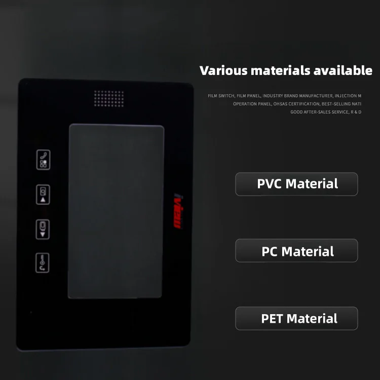 Custom Control Panel Buttons Board 3-M Overlay Panel Glossy Matte ...