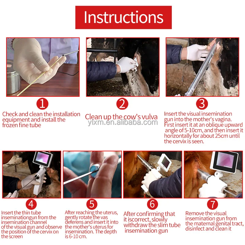 Upgrade Type Handheld Cow AI Gun - Precision Insemination