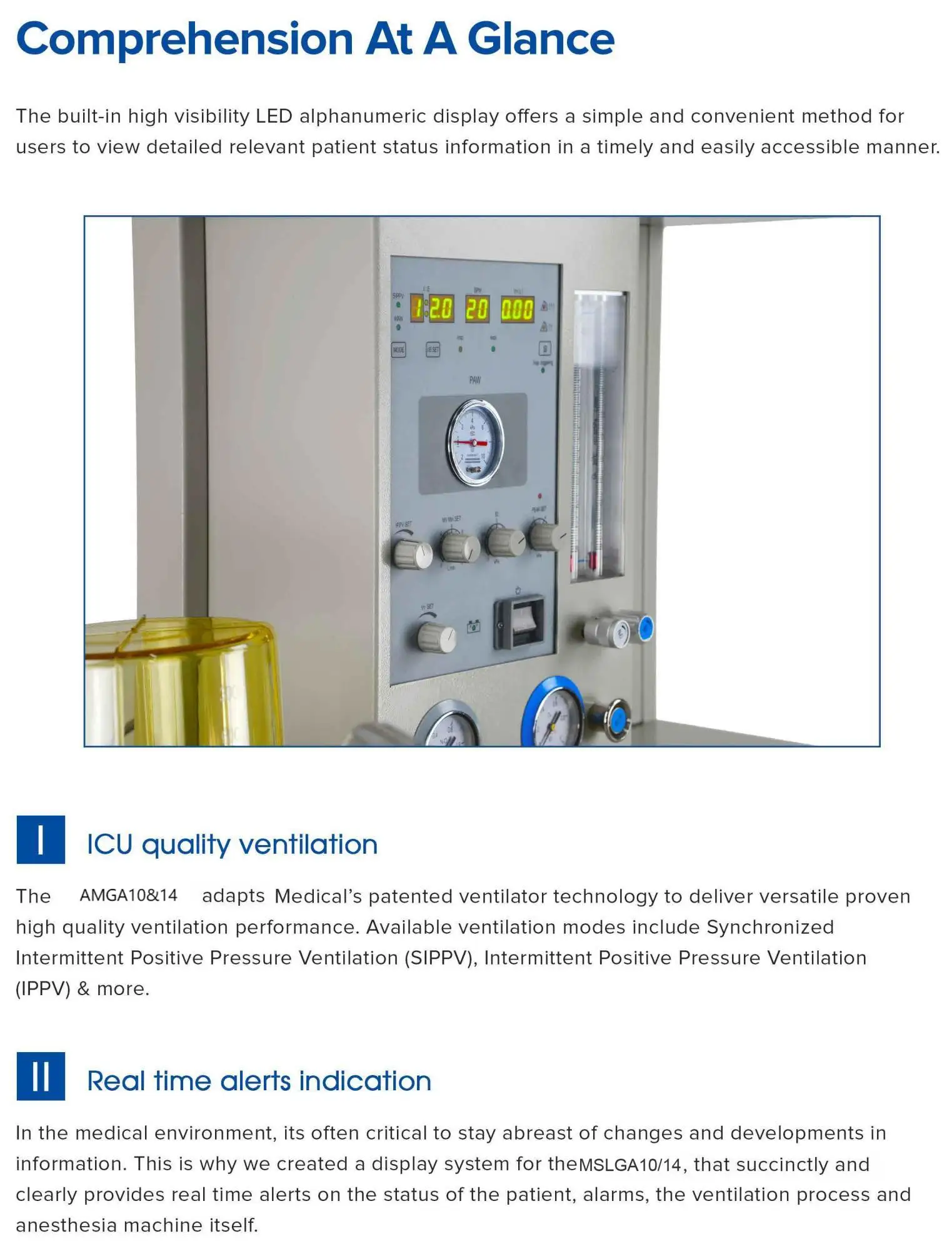 Hospital Medical Anesthesia Machine / Trolley Anesthesia Apparatus ...