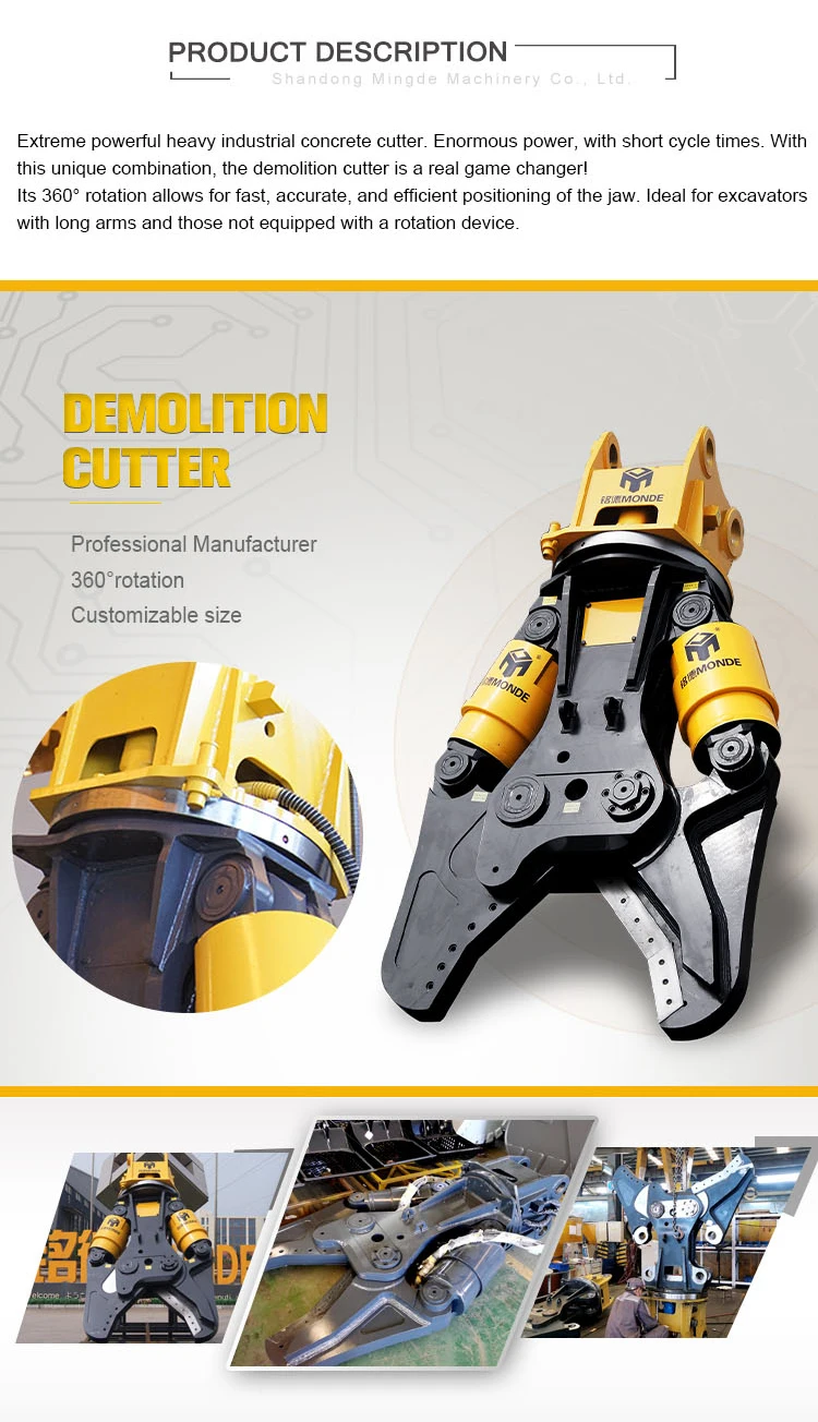 Monde Metal Scrap Shear Hydraulic Rotating Cutter For Excavators - Buy ...