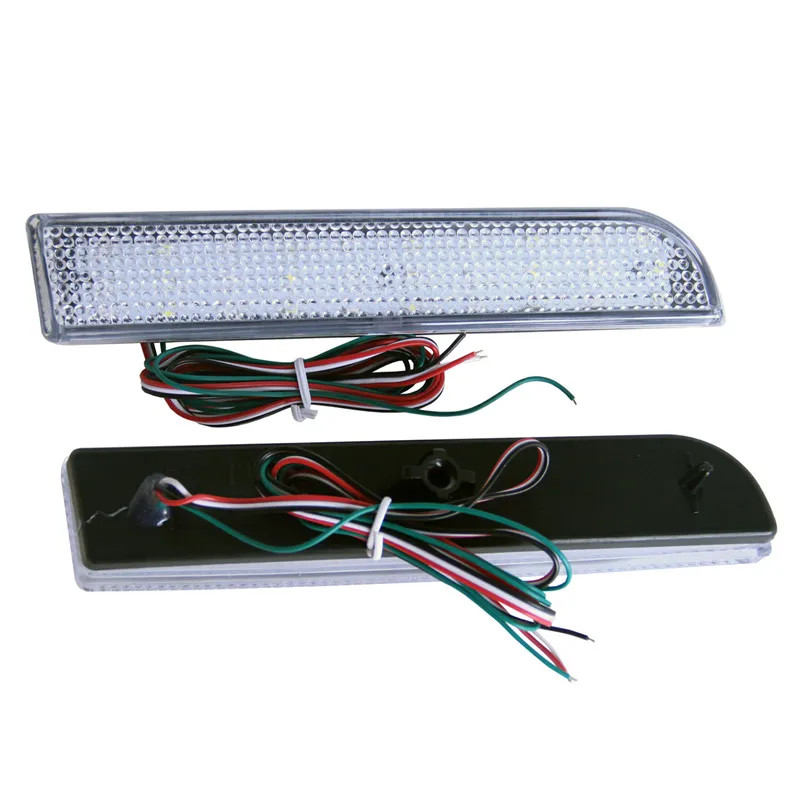Factory Car Rear Bumper Reflector Light Bar Brake Stop Tail Safety ...