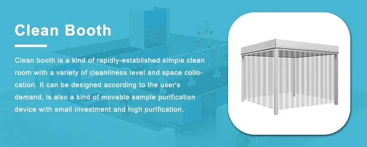 ISO 5 Class 100 Modular Clean Room - Customizable Clean Booth