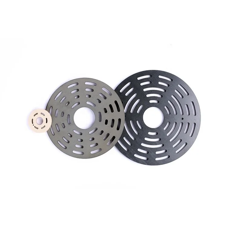 Air compressor suction discharge valve plate with glass carbon fiber ...