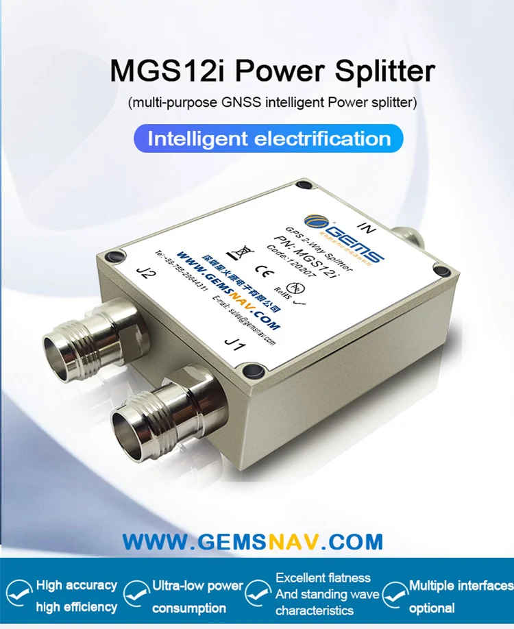 Mgs12i GPS Power Splitter - High Performance & Certifications