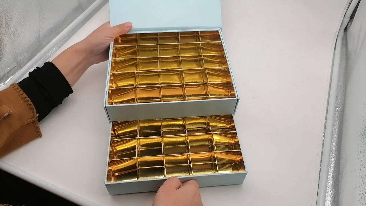 Handmade Custom Slide Out Cardboard Packaging Box Drawer Chocolate Gift ...