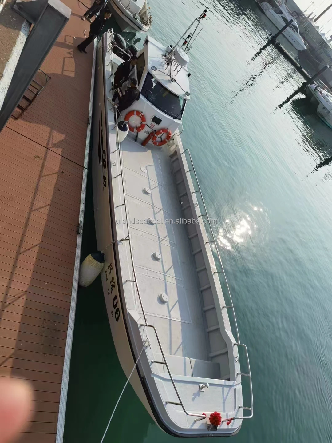 Cheap Price Length14m Fiberglass Longline Commercial Fishing Boat for Sale