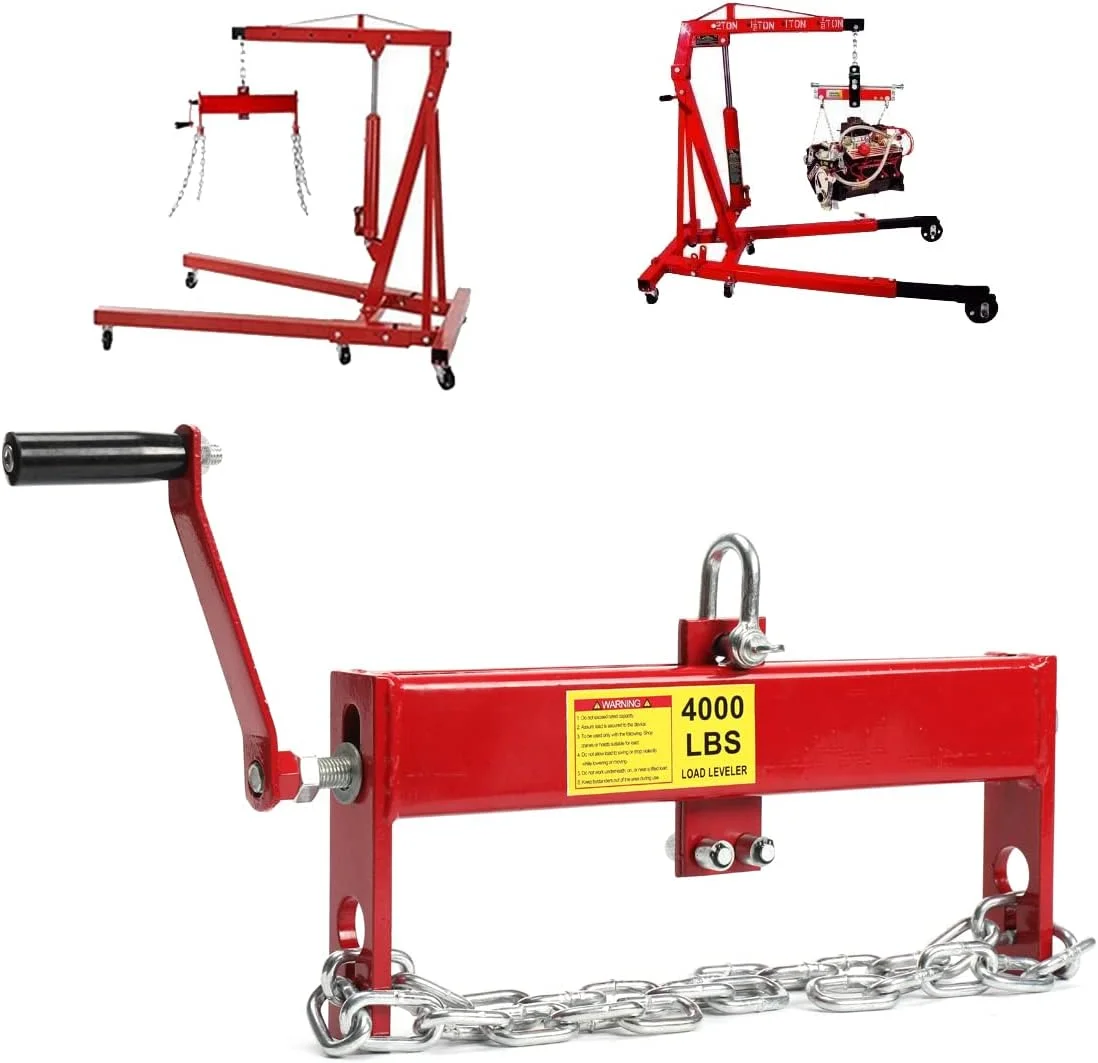 Heavy Duty Hoist Mount Lift Engine Load Leveler with 2 Chains for Car ...