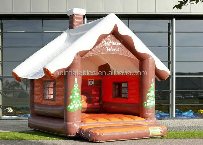 Commercial Outdoor Christmas Party Tent Customize Inflatable Santa ...