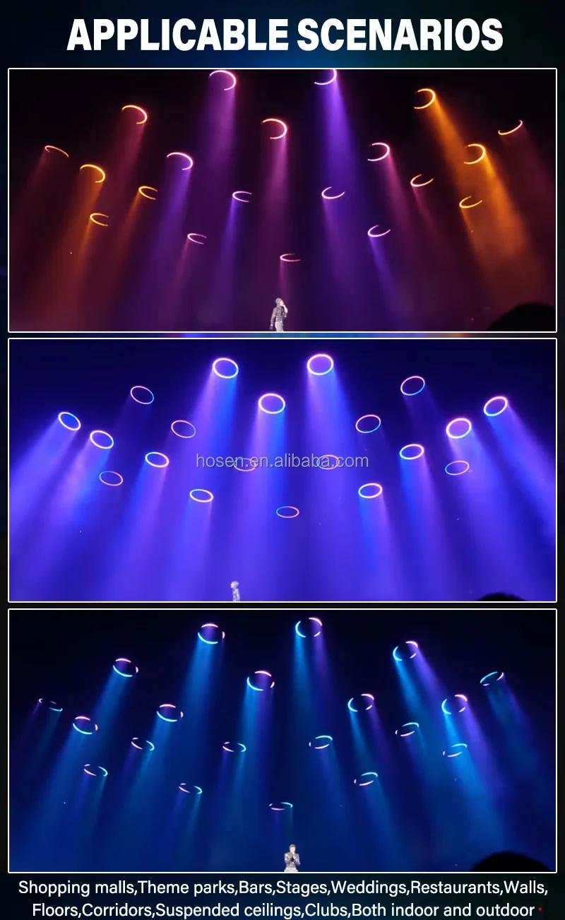 DMX512 Winch Kinetic LED Lifting Water Drop Stage Lighting Equipment ...