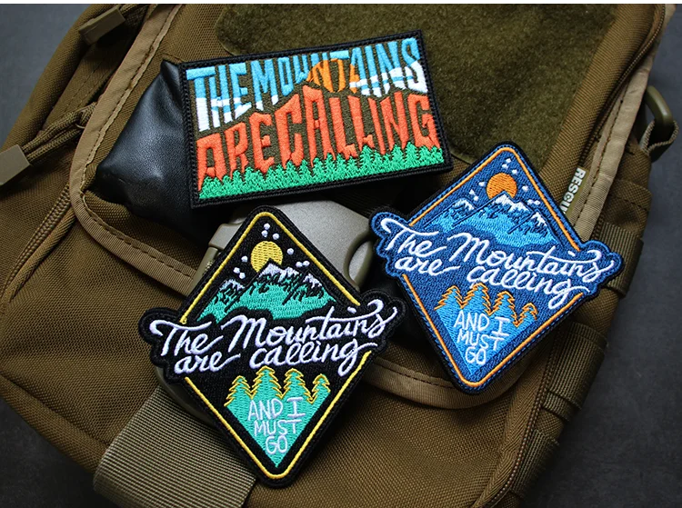 Custom Design Fabric Woven Full Embroidered Logo Iron On 3d Embroidery ...