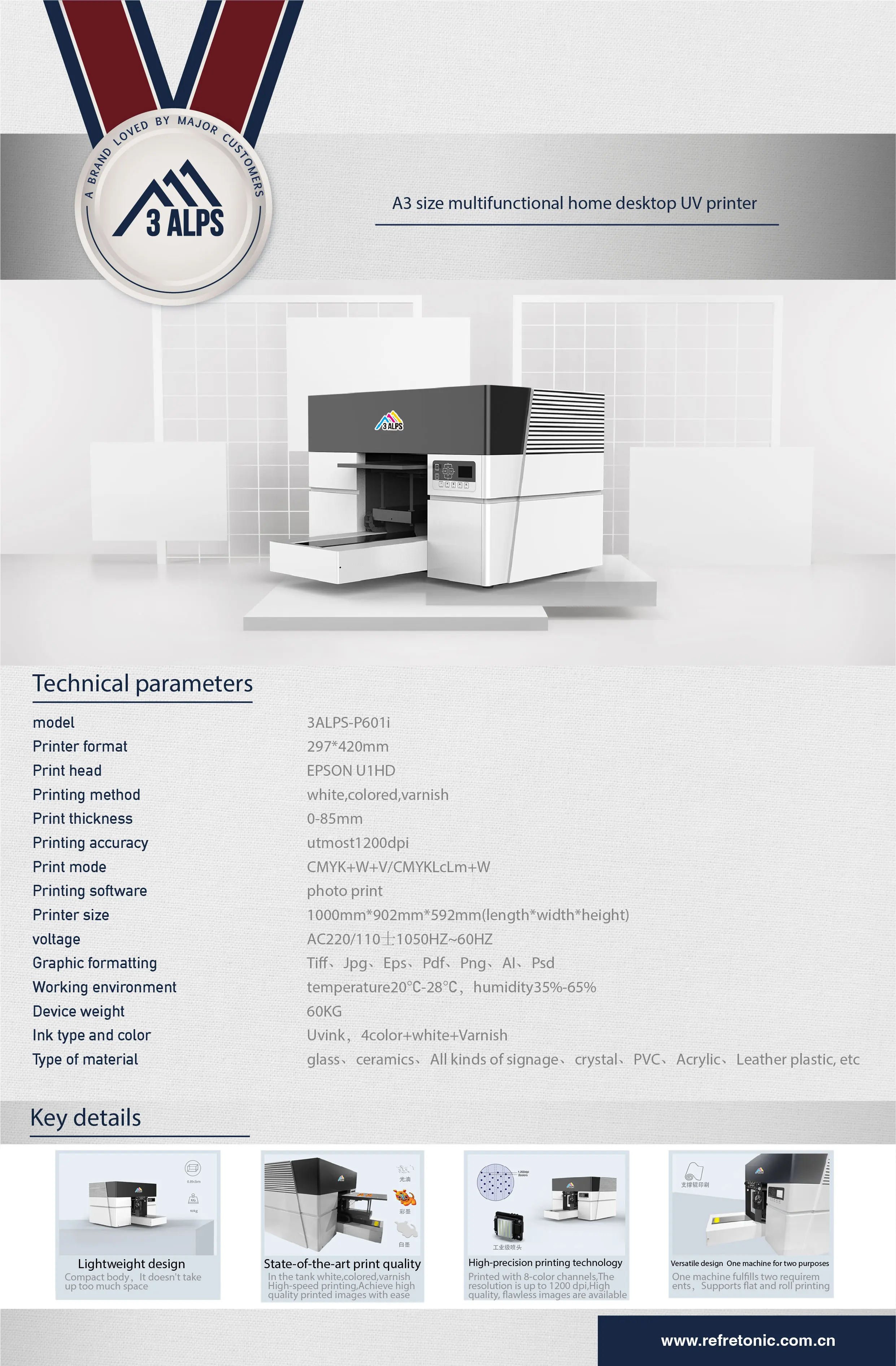 Multifunctional A3 Domestic Uv Desktop Printer Small Home Multi ...