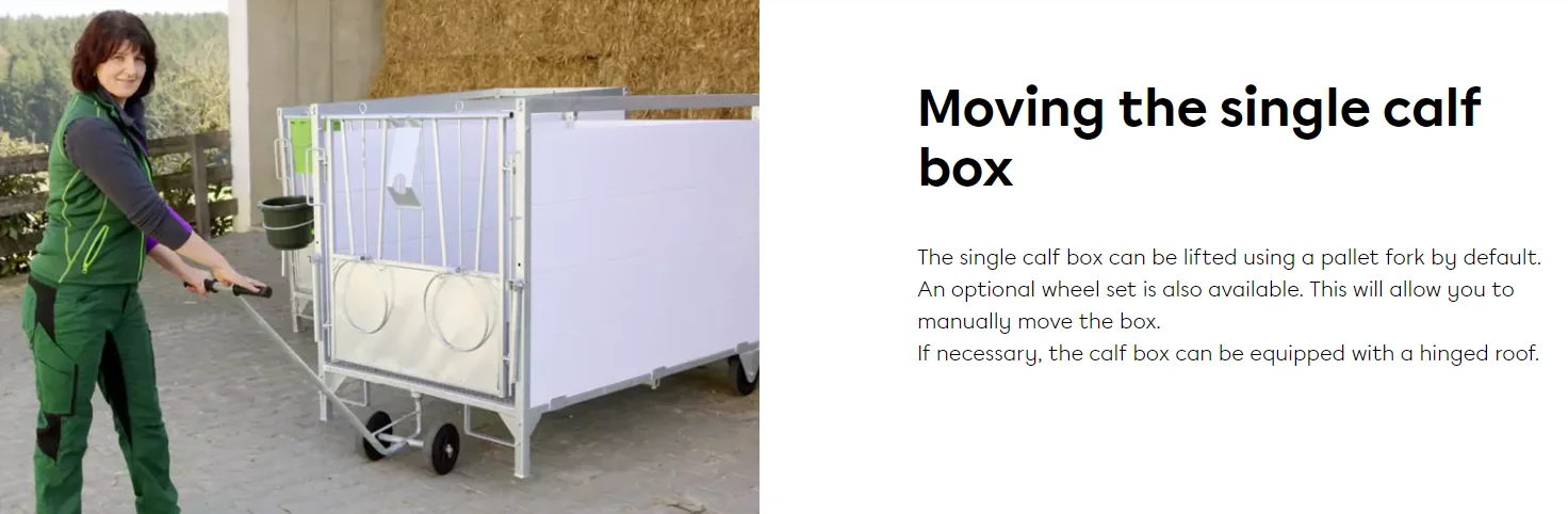 Livestock Equipment - Cattle Box Calf Hutch Calf House Cage