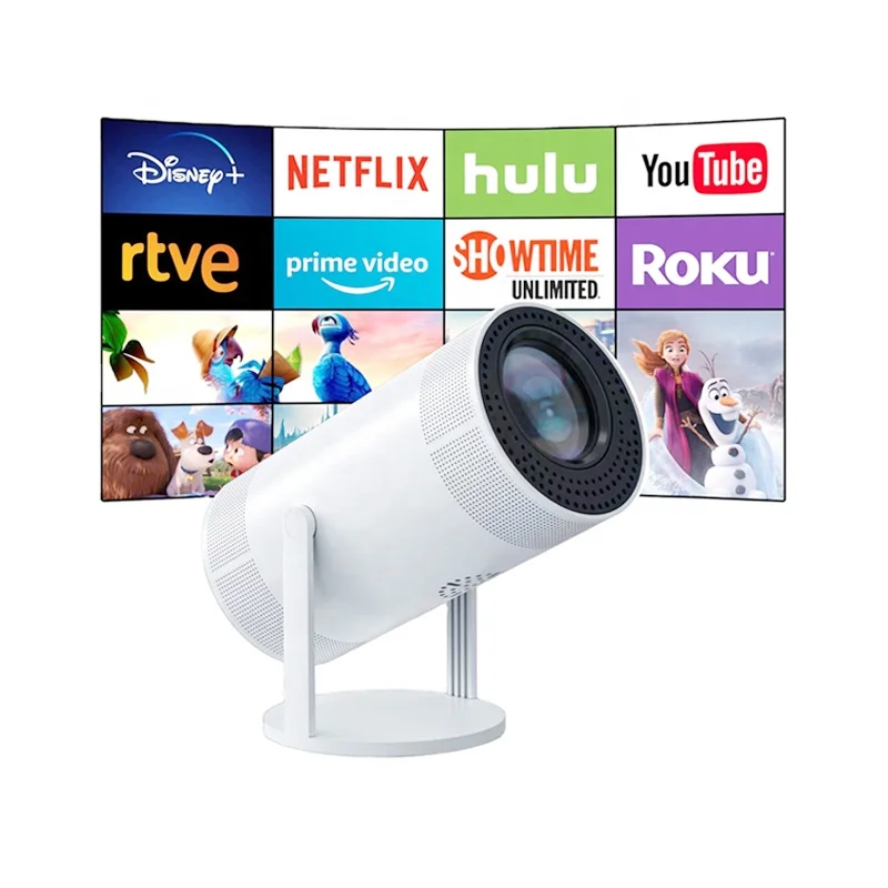 2024 New Upgrade Projector Android 11 4k Electric Focus 270 Ansi Lumen ...