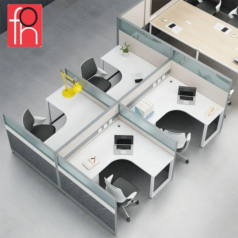 Contemporary Office Cubicles Multiple Workstation Desk Modern Office Partitions| Alibaba.com