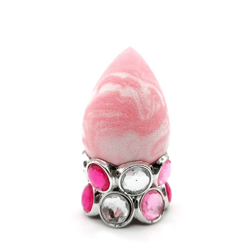 Super Soft Customized Light Pink Marble Beauty Sponge Blender - Buy ...