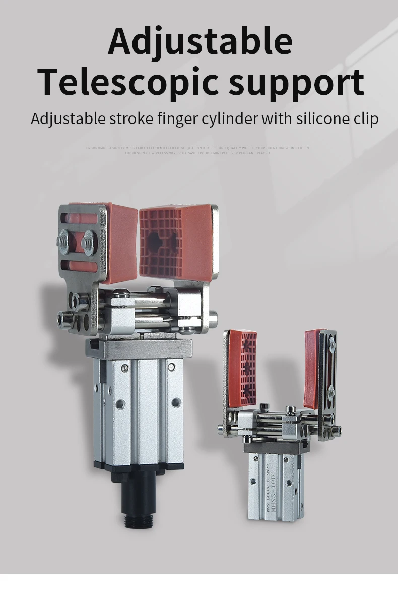 Robot Parallel Gripper with Silicone Gasket & Adjustable Mount