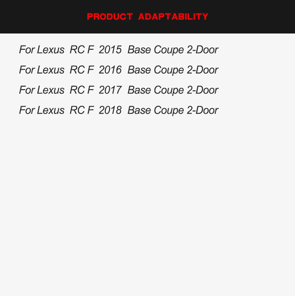 Tuning Carbon Fiber Front Bumper Spoiler Lip For Lexus Rcf 15-18 - Buy ...