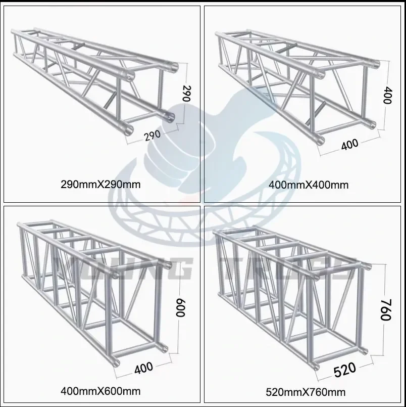 Aluminum Alloy Motorized Lighting Truss with Spigot and Pins Design ...