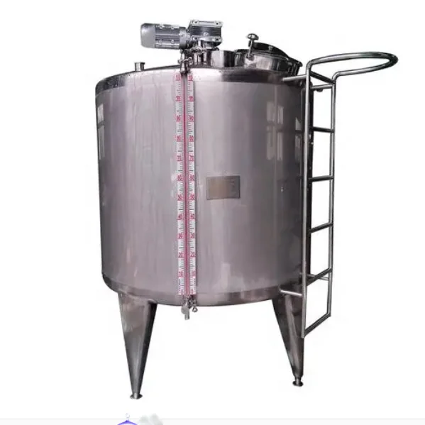 Stainless Steel Agitator Milk Tank Yogurt Fermentation Tank For Milk ...