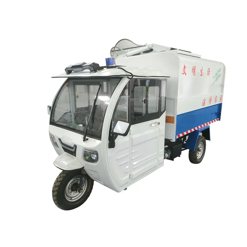 Trash Compactor Electric Garbage Back Loading Truck Vehicle With Bin ...