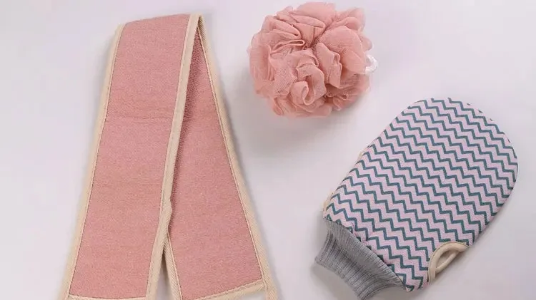 2023 High Quality Back Exfoliating Scrubber Body Bath Natural Body Back ...