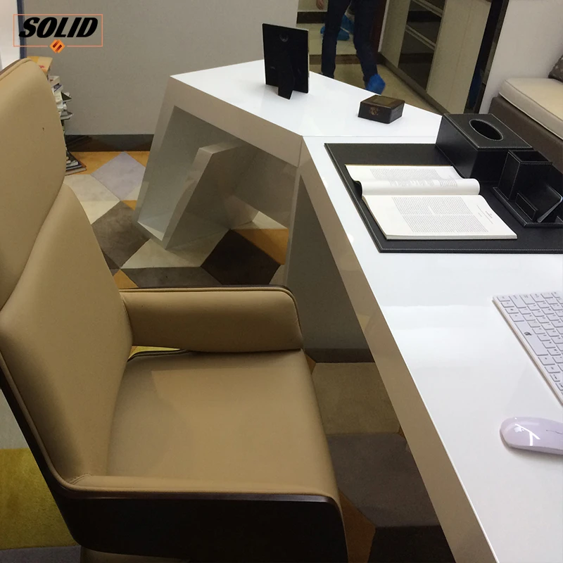 Modern Luxury Artificial Stone Office Furniture Meeting Room Conference ...