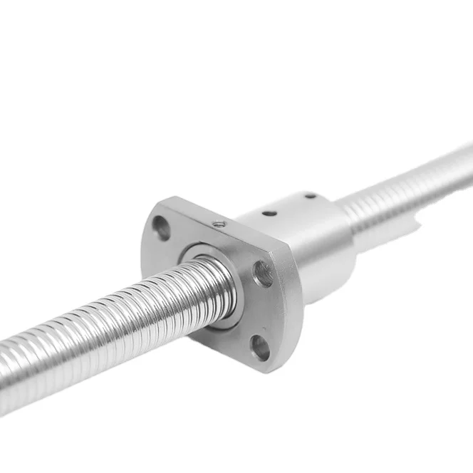 Cnc Machine Parts Rolled Ball Screw Sfu1204 300mm 600mm 1500mm 3000mm ...