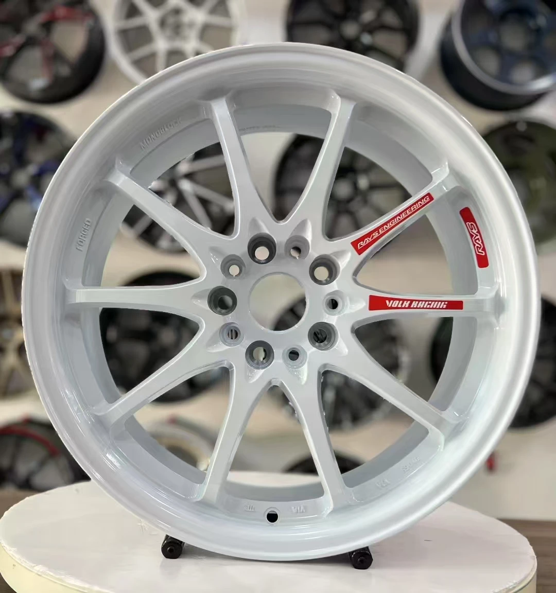 Custom Car Forged Alloy Wheel Rim Matt Black Machine Face Aluminum 18x9 ...