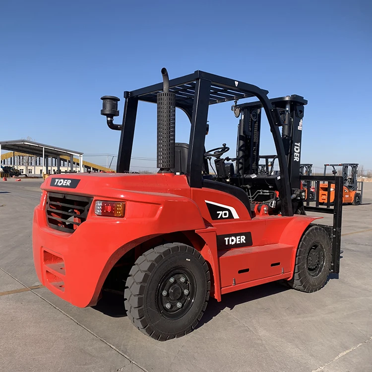 TDER Chinese Forklift Truck - 7 Ton Diesel Empilhadeira